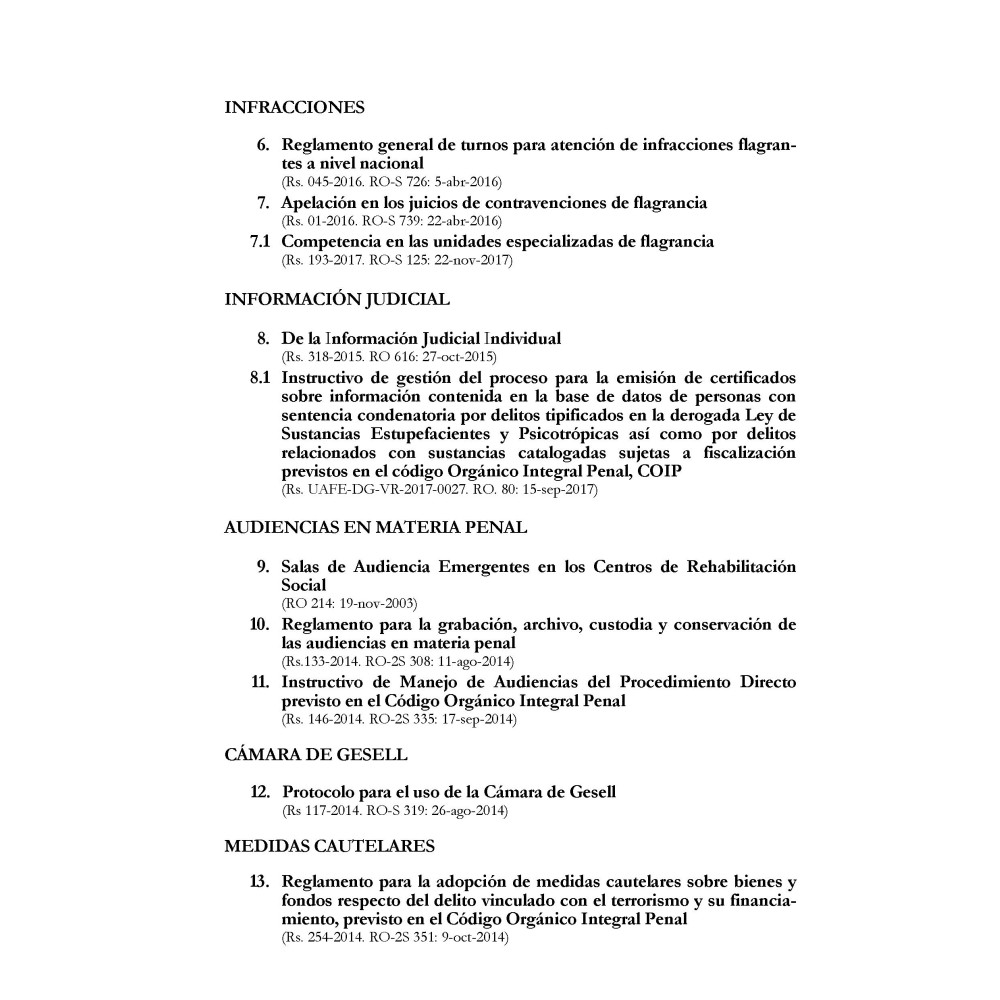 Colección Código Orgánico Integral Penal (COIP) (4 Tomos)