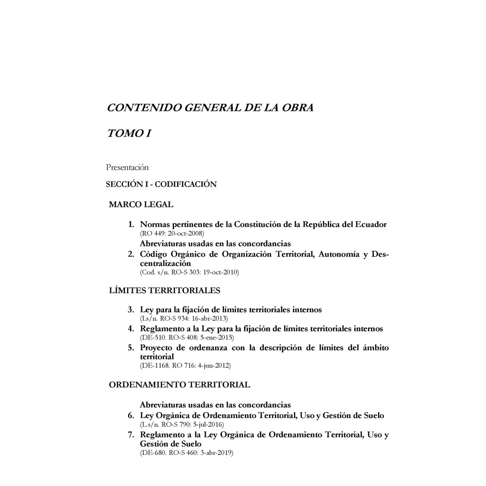 Código Orgánico de Organización Territorial, Autonomía y ...